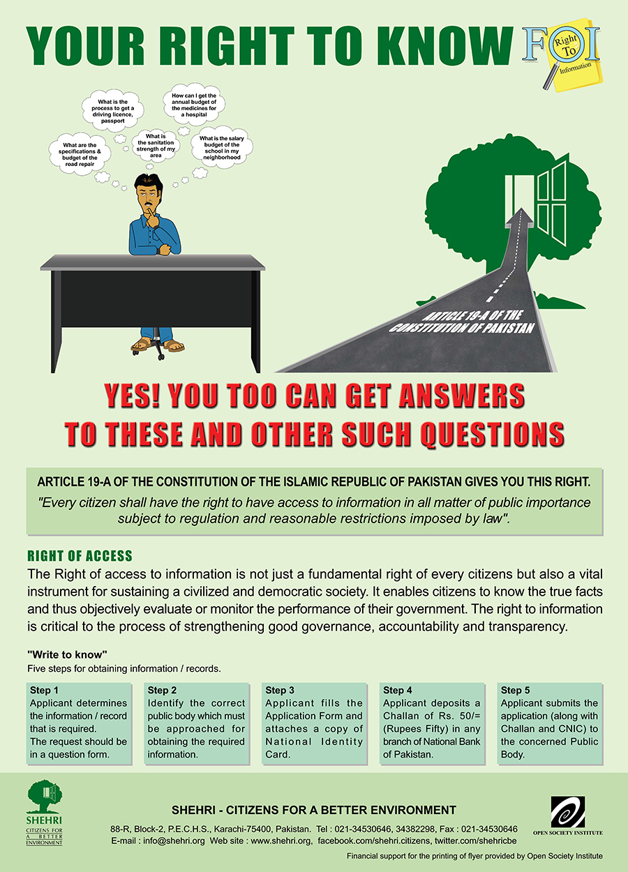 REPORTS | FOI - Freedom of Information [Every Citizen has the Right to ...